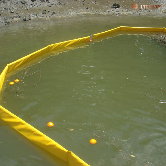 Inflatable oil containment boom PVC Fence Boom From China - Buy oil ...