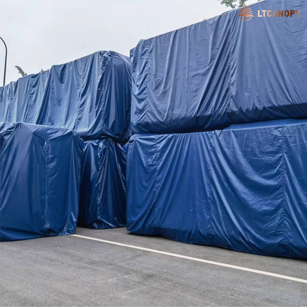 Waterproof Covering Tarpaulin 40ft Container Cover PVC Coated Tarp ...