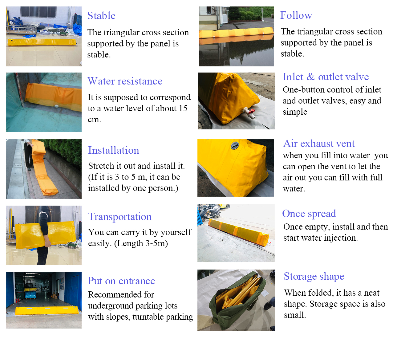 PVC Water Retaining Board for Flood - Buy PVC board, PVC Water Flood ...