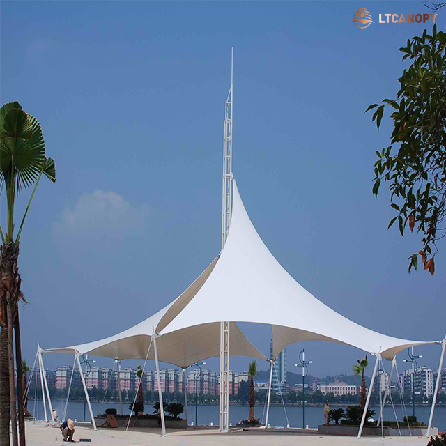 Tensile Membrane Structure Fabric-China Tension -Roof Membrane-Membrane ...