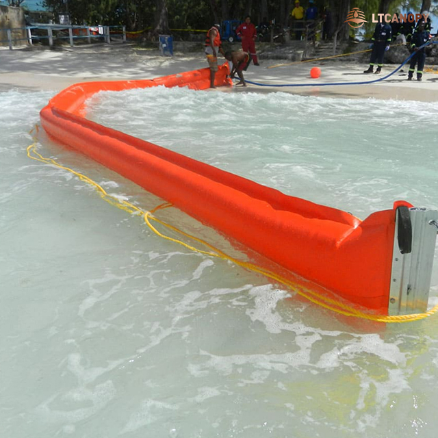 Oil Spill Containment Boom PVC Inflatable Oil Boom Supplier in China ...