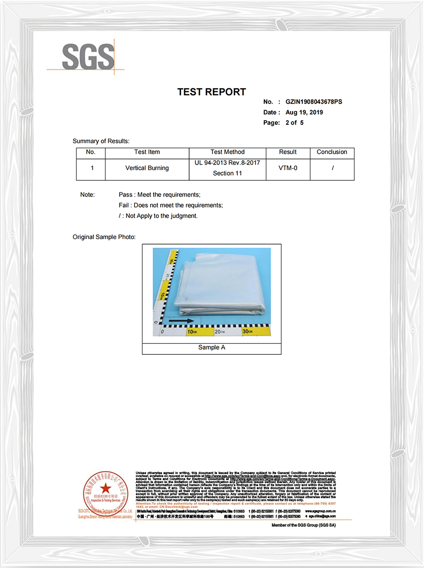 Certification - Export Factory-Branch Litong Fanpeng Co, Ltd.
