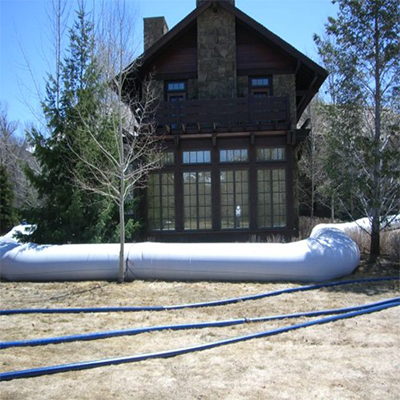 Flood Prevention Tube Water Filled Flood Control Barrier Inflatable ...
