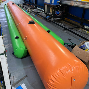 Flood Prevention Tube Water Filled Flood Control Barrier Inflatable ...