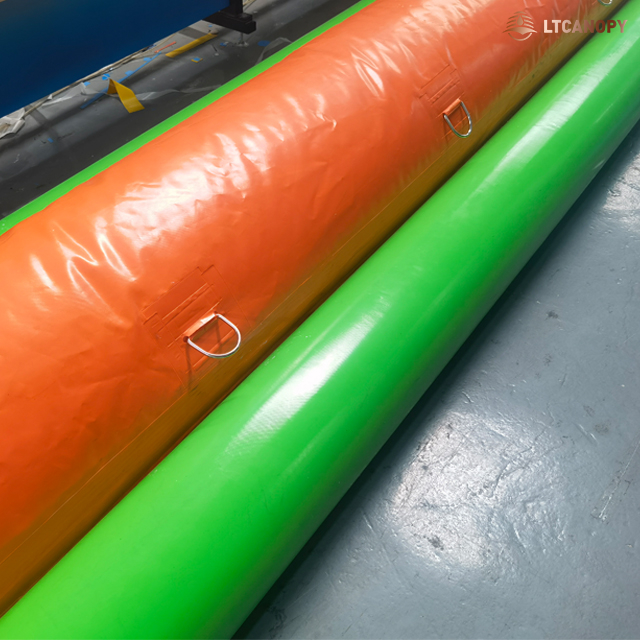 Inflatable Water Filled Flood Barrier-Inflatable Tube Flood Control ...