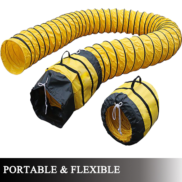Ventilation Duct Flexible PVC Ducting Industrial Pipe Ventilation ...