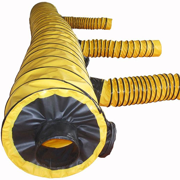 Ventilation Duct Flexible PVC Ducting Industrial Pipe Ventilation ...