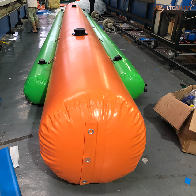 Inflatable Water Filled Flood Barrier-Inflatable Tube Flood Control ...
