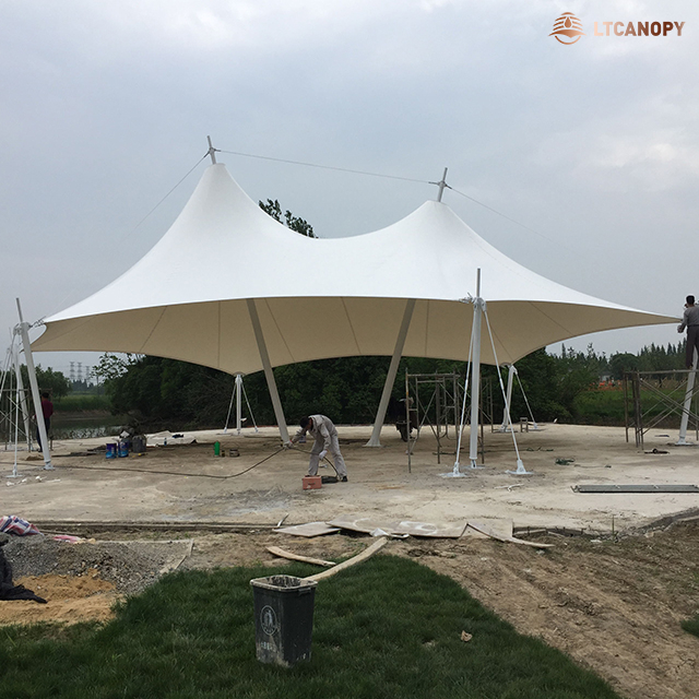 Tensile Membrane Structure Fabric-China Tension -Roof Membrane-Membrane ...